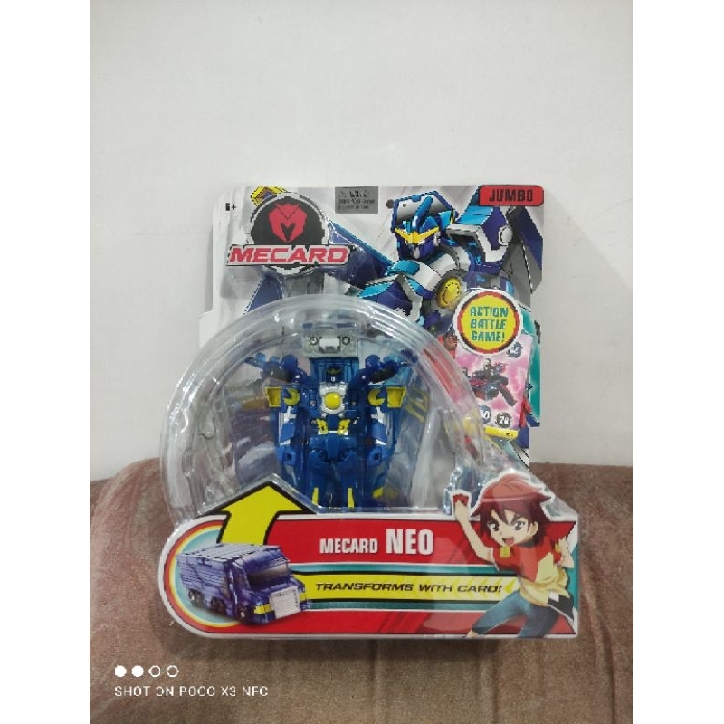 Jual mecard jumbo neo biru - mecard transformers (original mattel ...