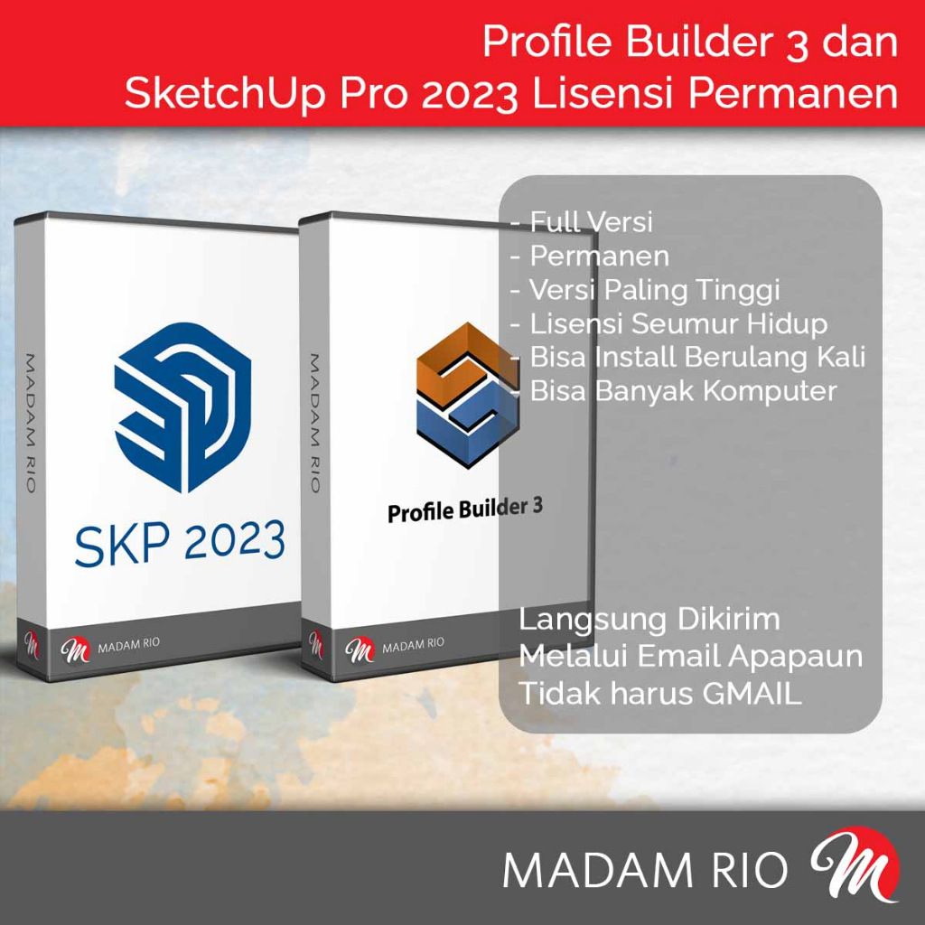 Jual PLUGINS PROFILE BUILDER 3D SKETCHUP 2023 ARSITEK ARCHITECTURE ...