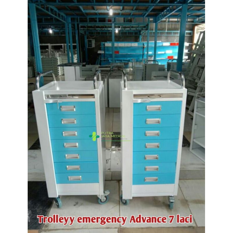 Jual trolley emergency 7 laci - troli emergensi banyak laci | Shopee ...