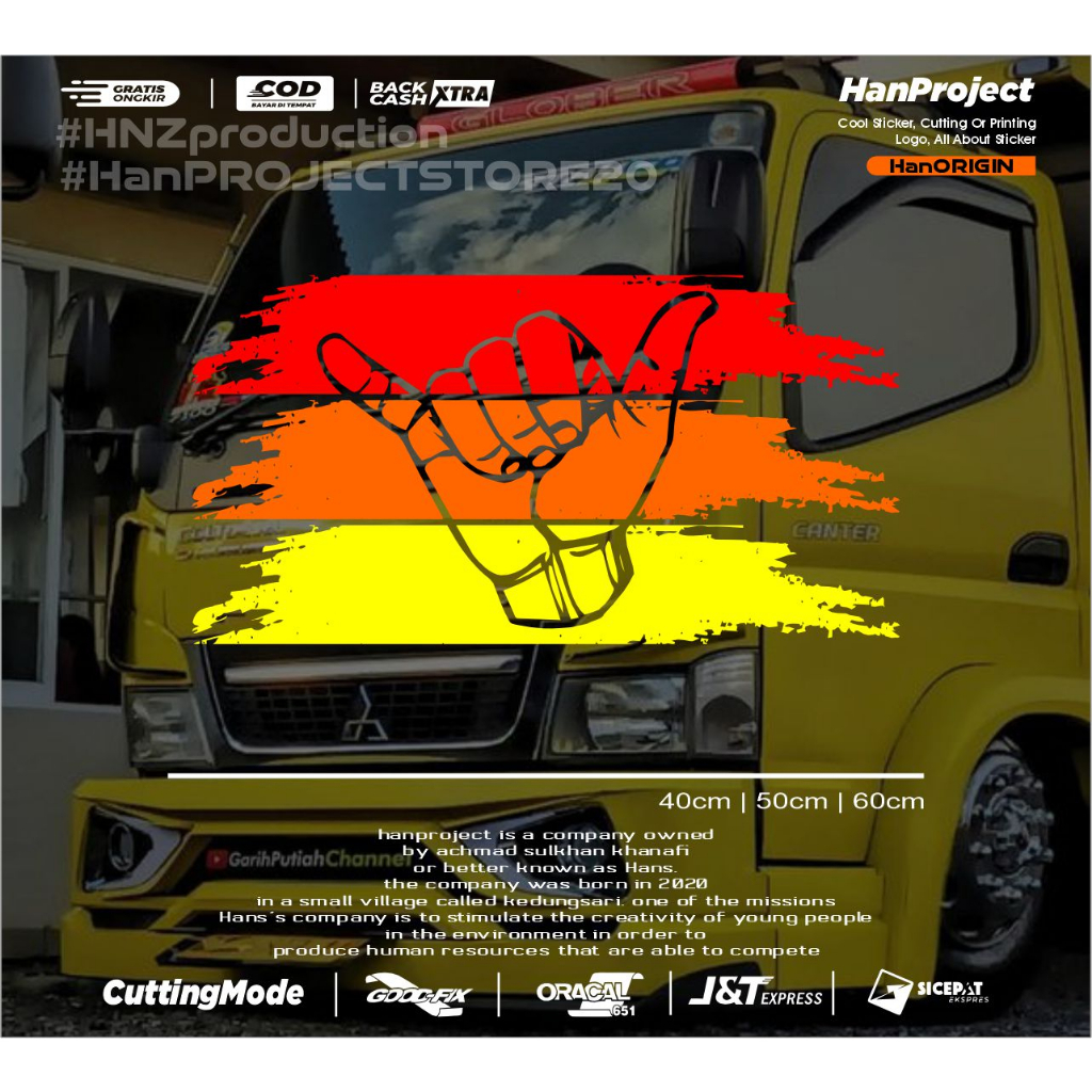 Jual STICKER CUTTING GAMBAR TANGAN OLENG TERBARU COCOK UNTUK KACA DAN ...