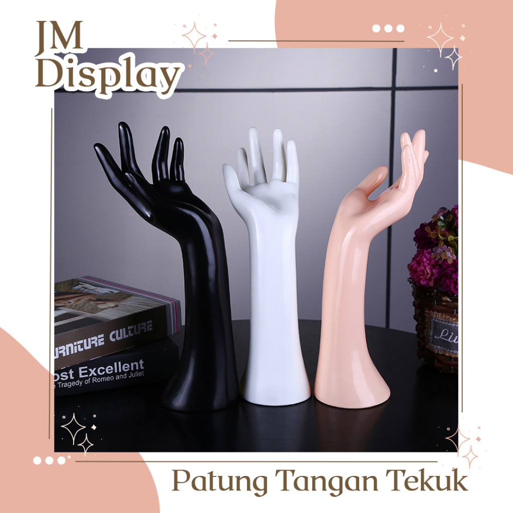 Jual Manekin patung tangan plastik untuk display accesories/perhiasan ...