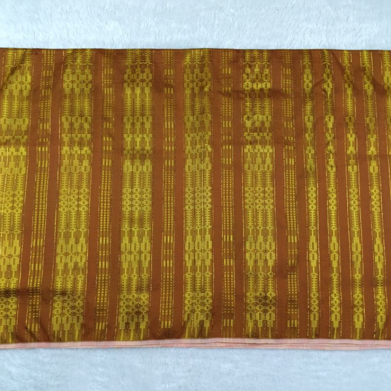 Jual kain sarung sutra tenun lipa sabbe warna teracotta kwalitas ...