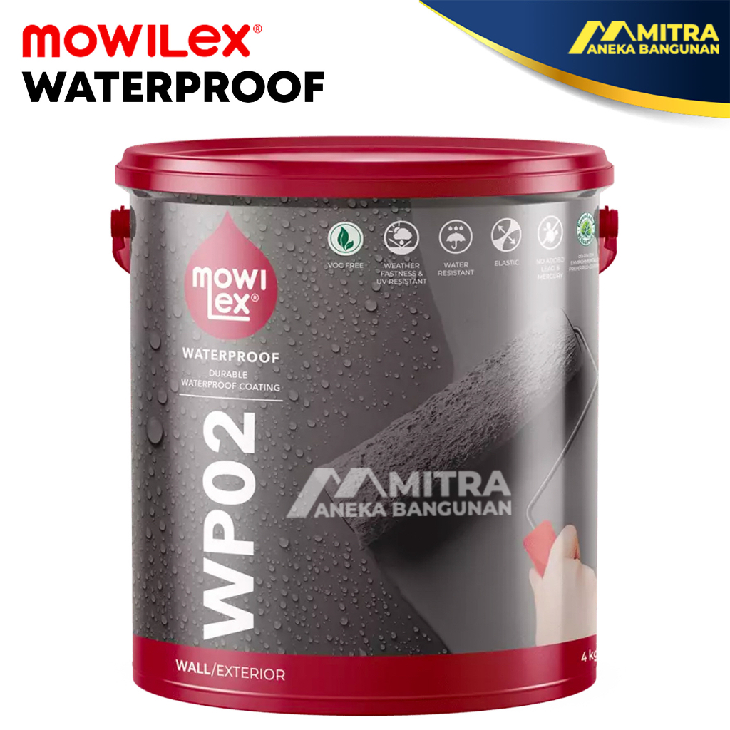 Jual CAT TEMBOK ESKTERIOR MOWILEX WP02 WATERPROOF / ANTI AIR / PELAPIS ...