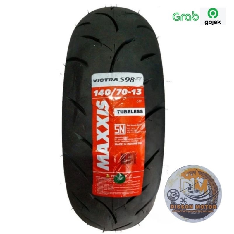 Jual Maxxis Victra S98ST 140/70-13 Tubeless Ban NMAX Maxxis Victra ...