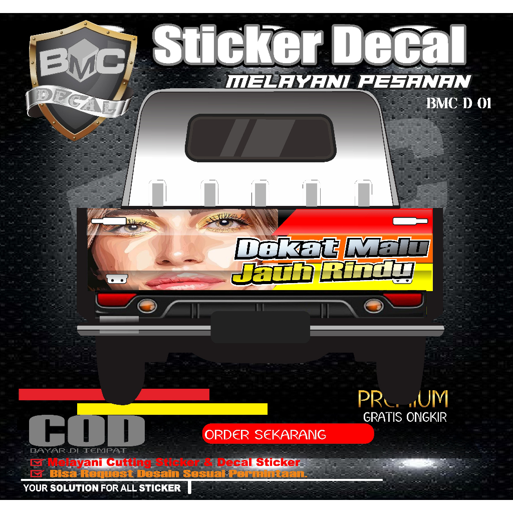 Jual STICKER DECAL PINTU PICKUP GRANMAX ,STICKER VARIASI PINTU MOBIL ...