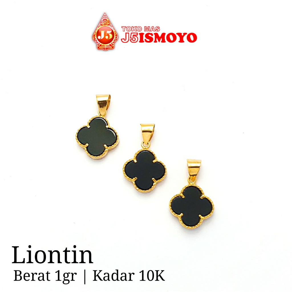 Jual Liontin Emas 10 Karat Clover J5 Ismoyo | Shopee Indonesia