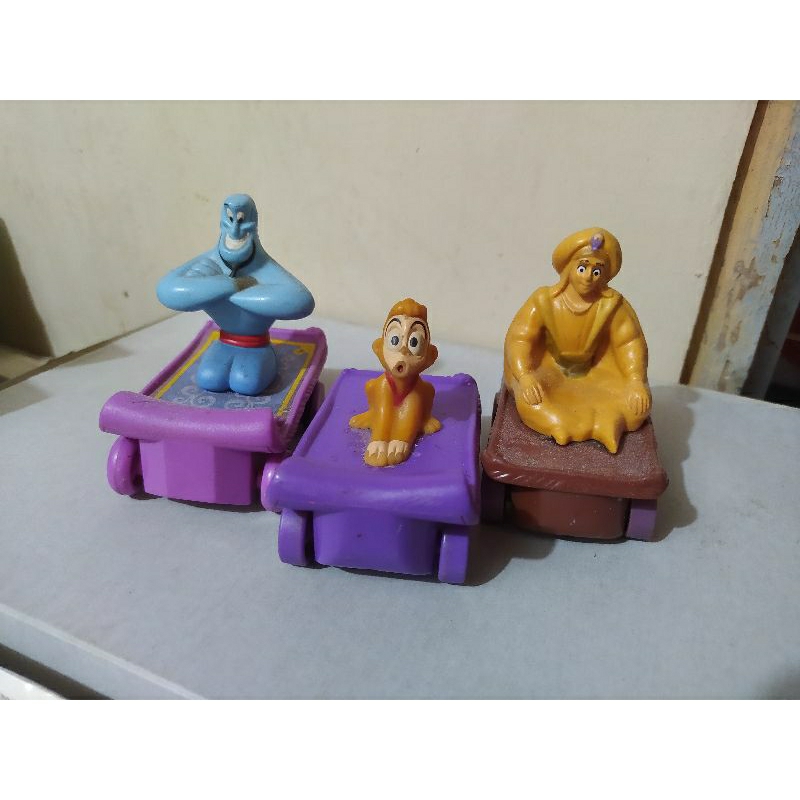 Jual Action Figure Aladdin Jin Disney Mainan Happy Meal McD | Shopee ...