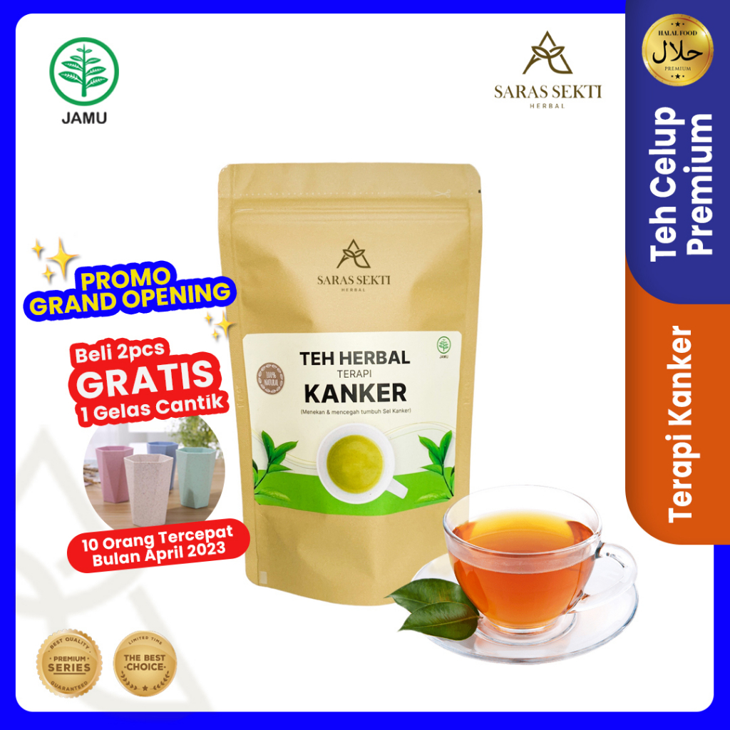 Jual SARASSEKTI Teh Celup Anti Kanker Herbal Minuman Terapi Kanker ...