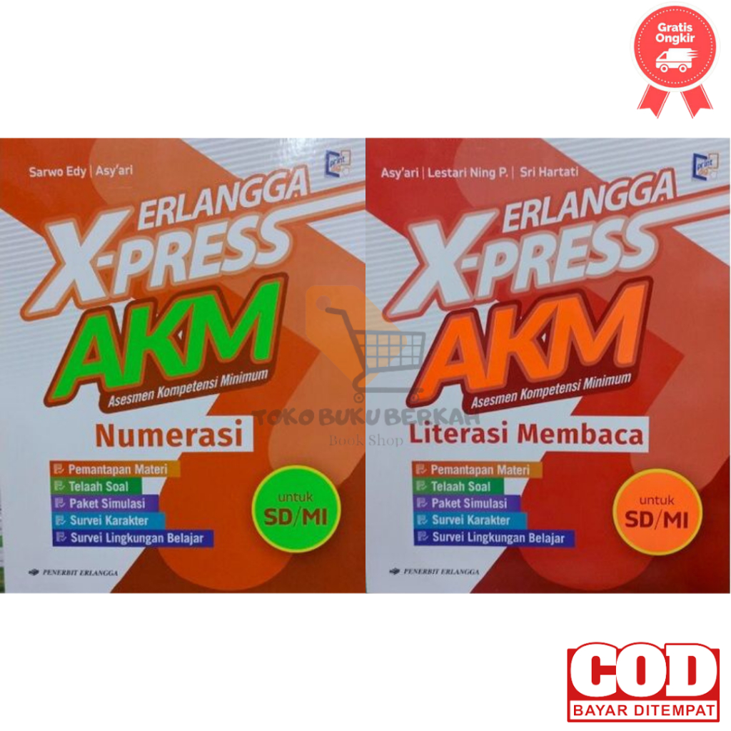 Jual Erlangga XPRESS AKM NUMERASI & LITERASI MEMBACA SD MI | Shopee ...