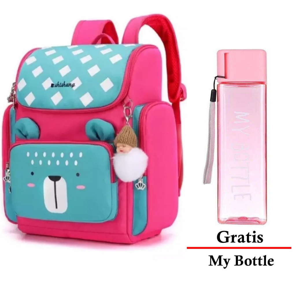 Jual Tas Karakter Beruang Anak Laki laki perempuan /Tas Sekolah Anak ...