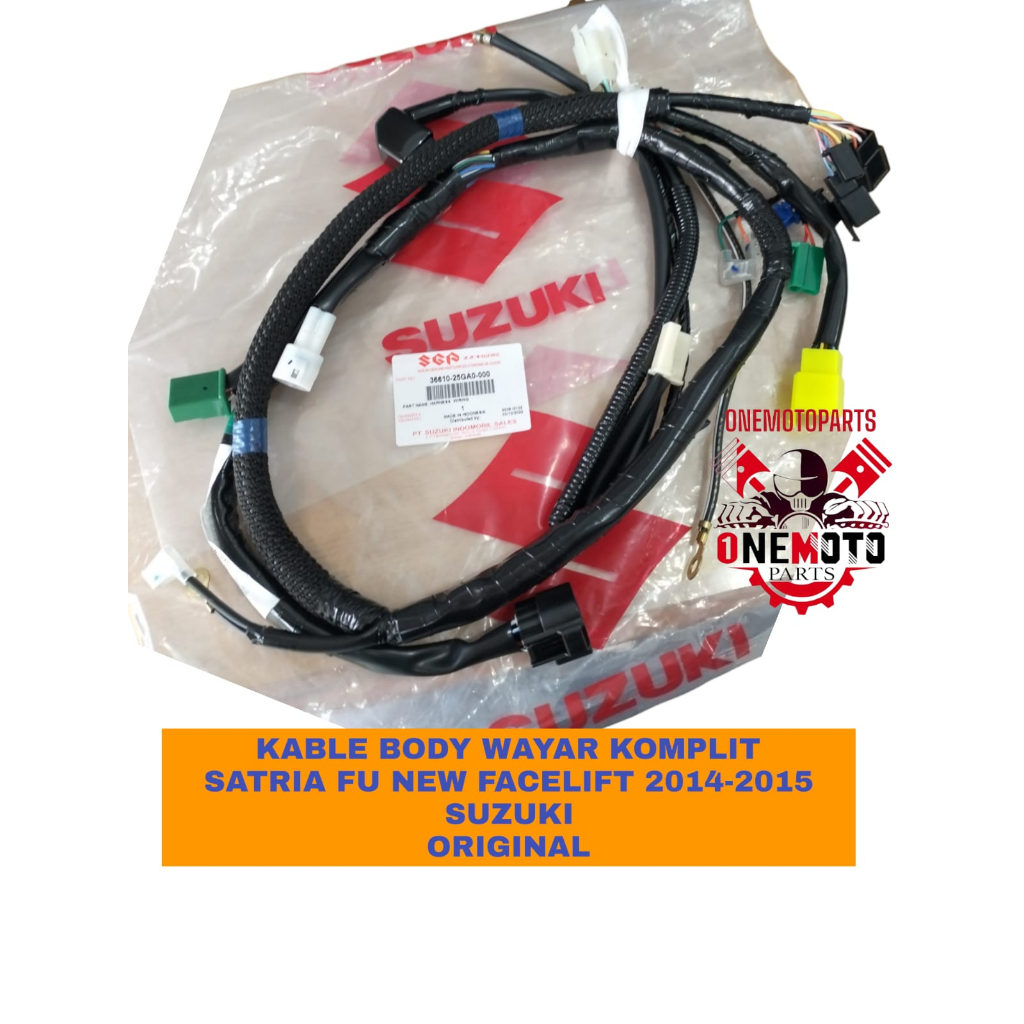 Jual KABEL BODY WAYAR KOMPLIT SATRIA FU NEW FACELIFT 2014-2015 SUZUKI ORIGINAL 36610-25GA0-000 ...