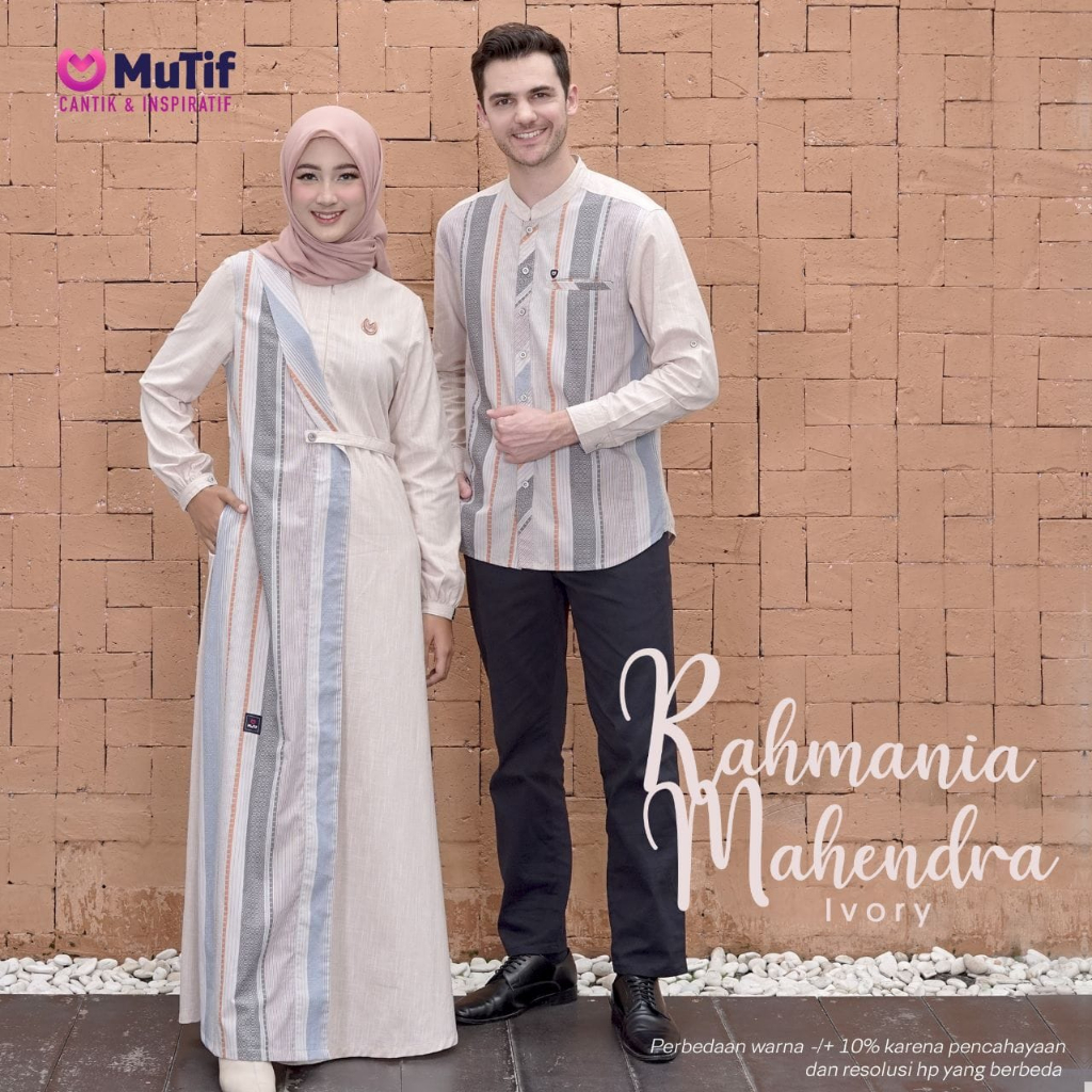 Jual COUPLE MUTIF RAHMANIA MAHENDRA / COUPLE IBU DAN AYAH / SARIMBIT ...