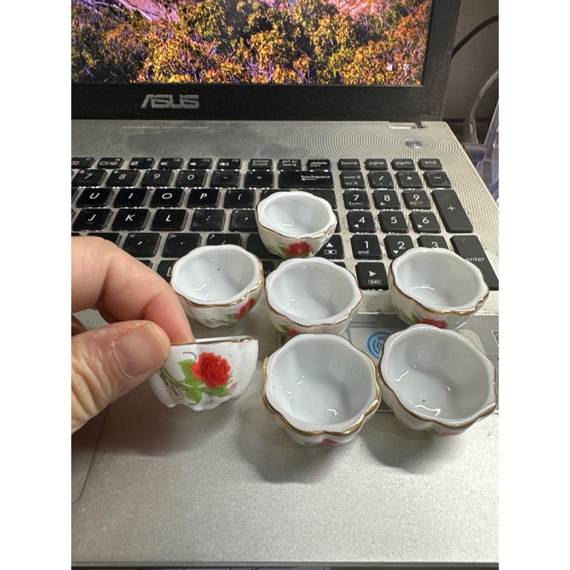 Jual pot bunga miniatur keramik bunga | Shopee Indonesia