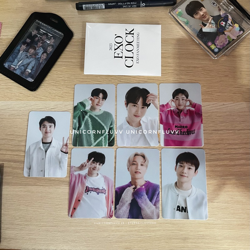 Jual [SHARING] EXO O’CLOCK PHOTOCARD VENUE BENEFIT | Shopee Indonesia