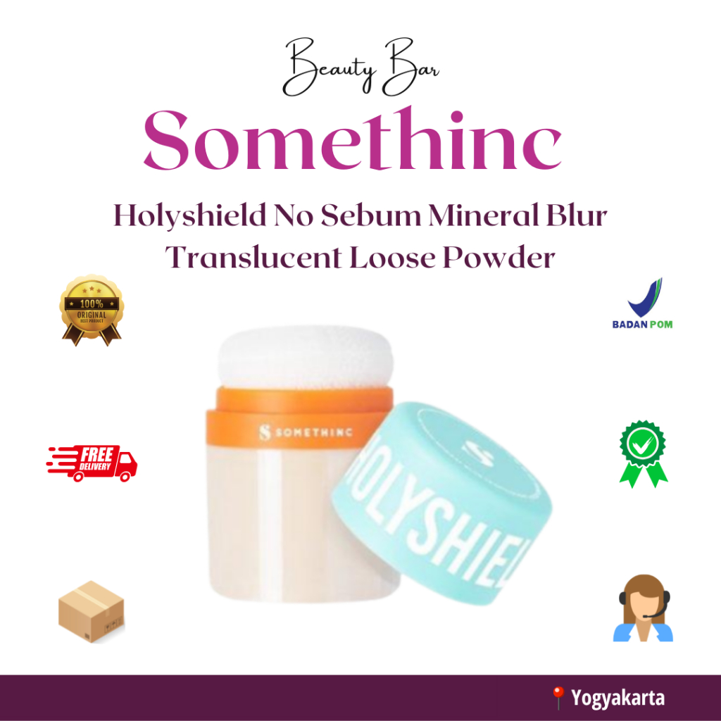 Jual Somethinc Holyshield No Sebum Mineral Blur Translucent Loose ...