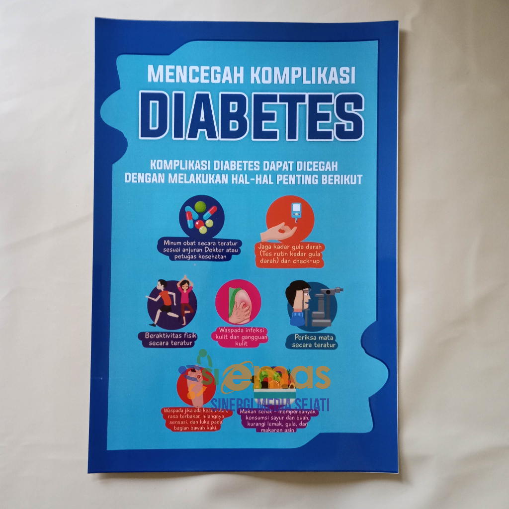 Jual Poster Diabetes | Poster Kesehatan | Poster Komplikasi dan Akibat ...
