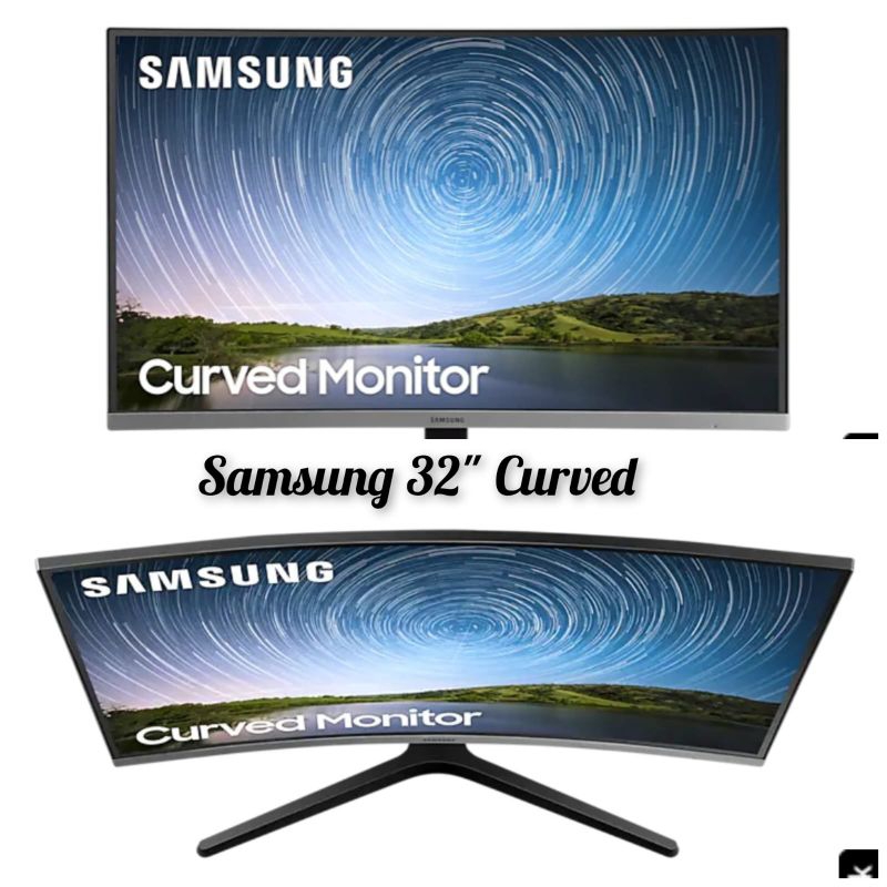 Jual MONITOR SAMSUNG CURVED 32 INCI VA 75HZ 4MS VGA HDMI | Shopee Indonesia