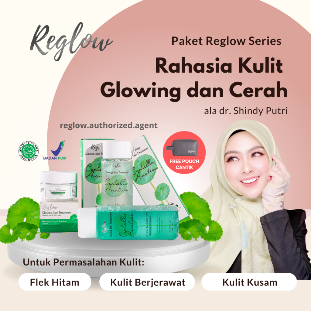 Jual Reglow Skincare Original Dokter Shindy Paket Komplit Wajah Kusam ...