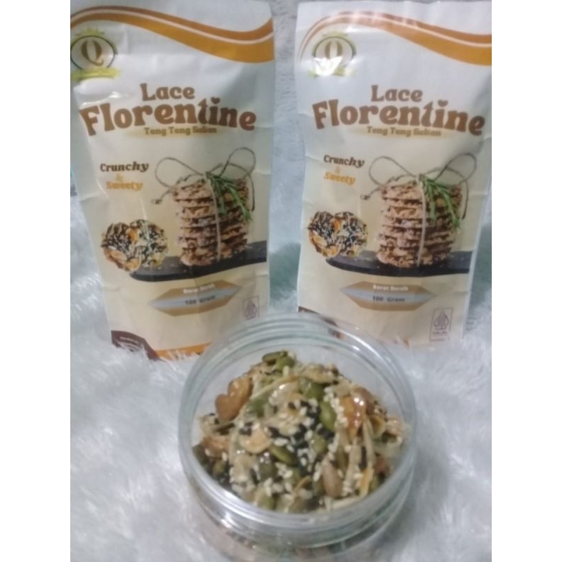 Jual CQ- Lace Florentine / Florentine Cookies/ Peanuts Crispy Caramel ...