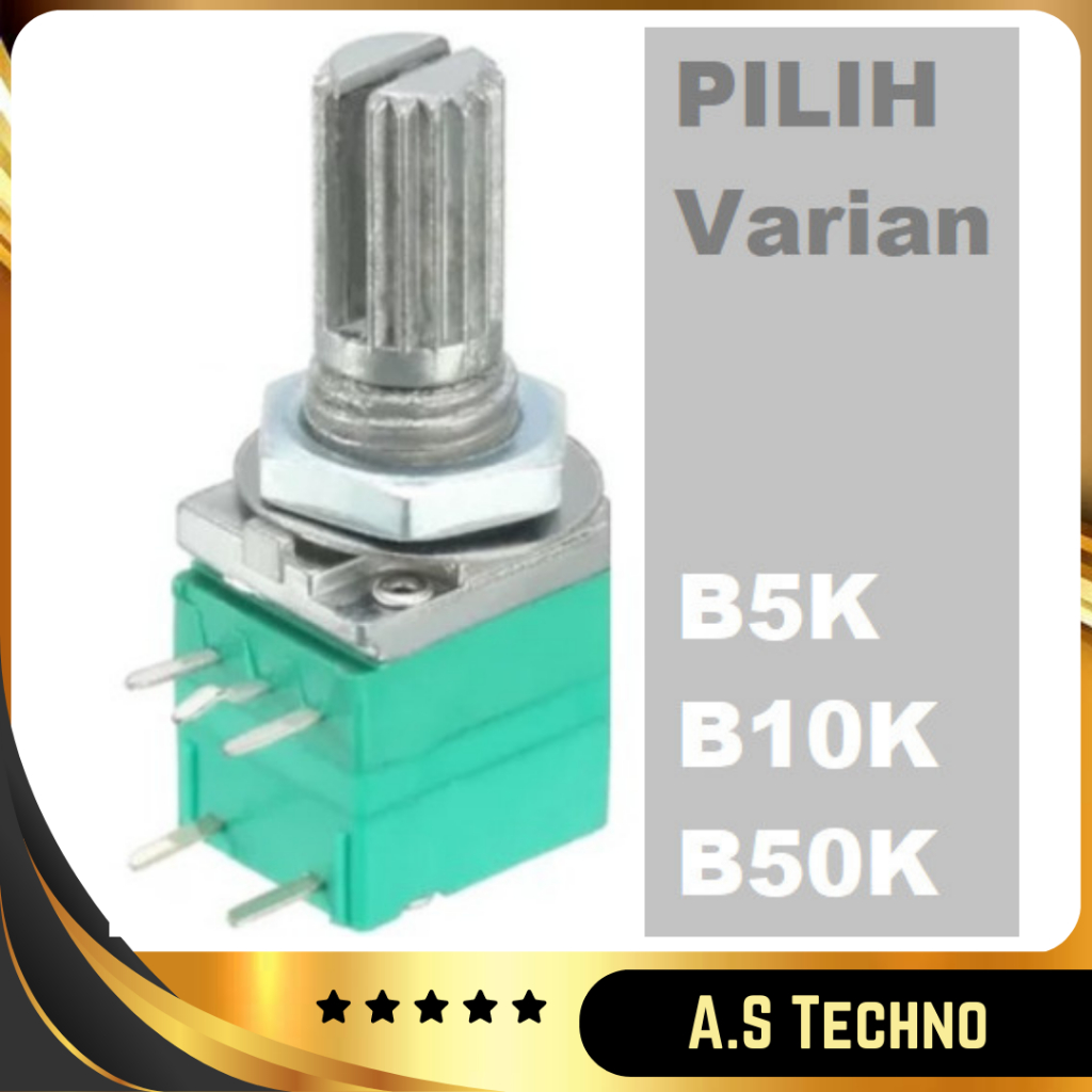 Jual Sealed Potentiometer Potensiometer potensio meter 097 Mono +Switch ...