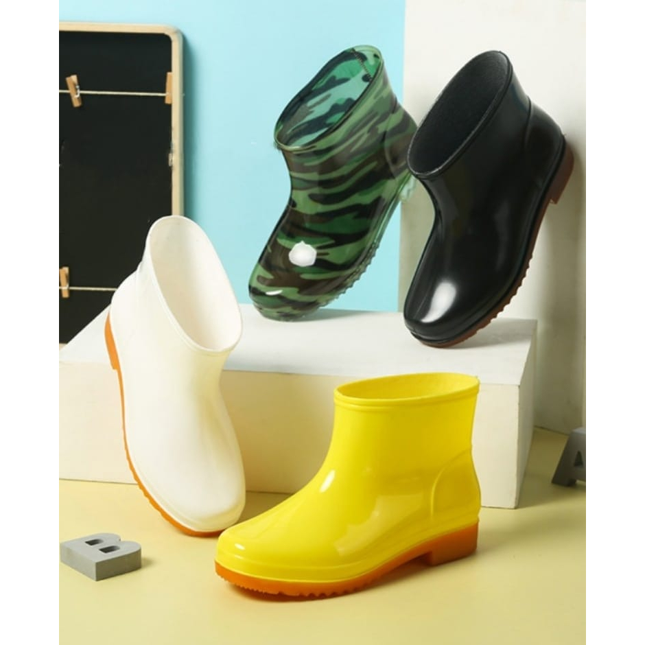 Jual Sepatu Boot Mata Kaki Import 928 Kuning Putih & Army Boot Pria dan ...