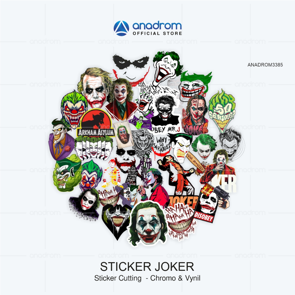 Jual Sticker Character Joker | Sticker Aesthetic Joker | Anadrom 3385 | Shopee Indonesia