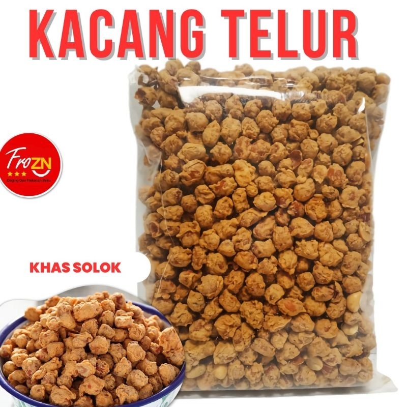 Jual Kacang Telur 500gram Asli Solok Sumatera Barat | Shopee Indonesia