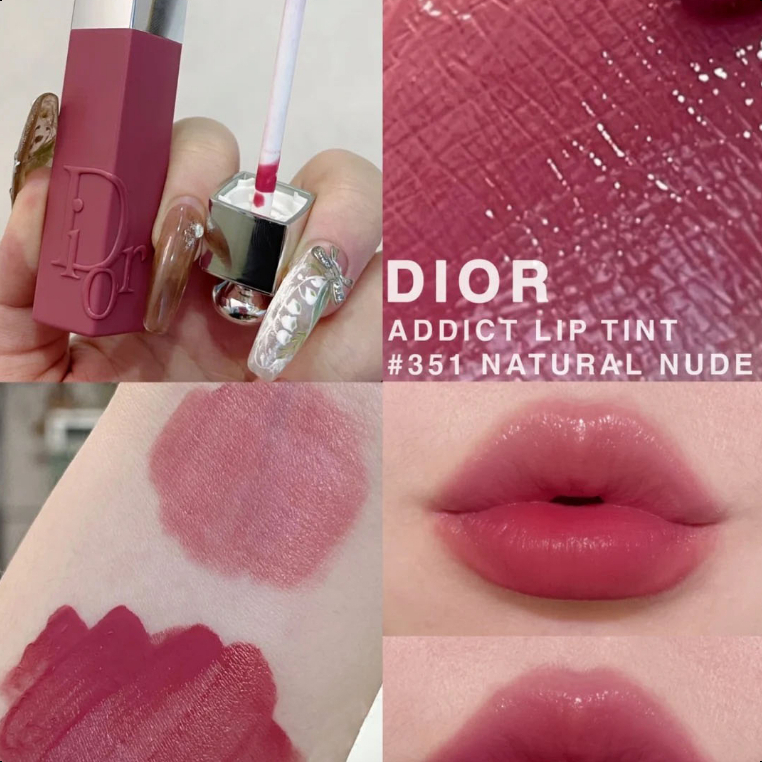 Jual DIOR Addict Lip tint Hydrating no-transfer lip tint 5ml/0.16 oz D.i.o.r Addict Lip Tint New ...