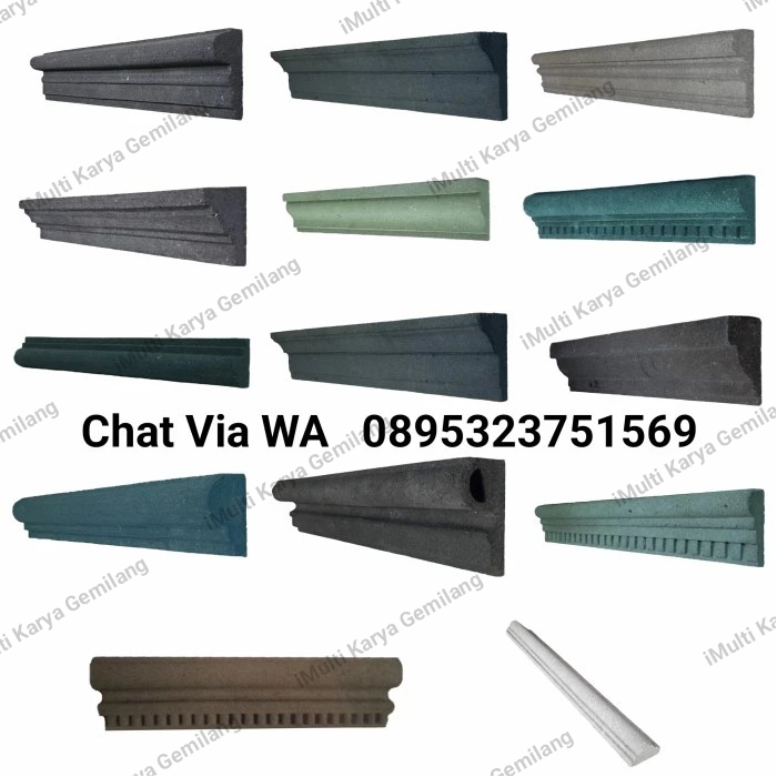 Jual Lis/Batu alam/Lis profil/Lis plafon/Lis dinding/Lis beton/Lis profil | Shopee Indonesia