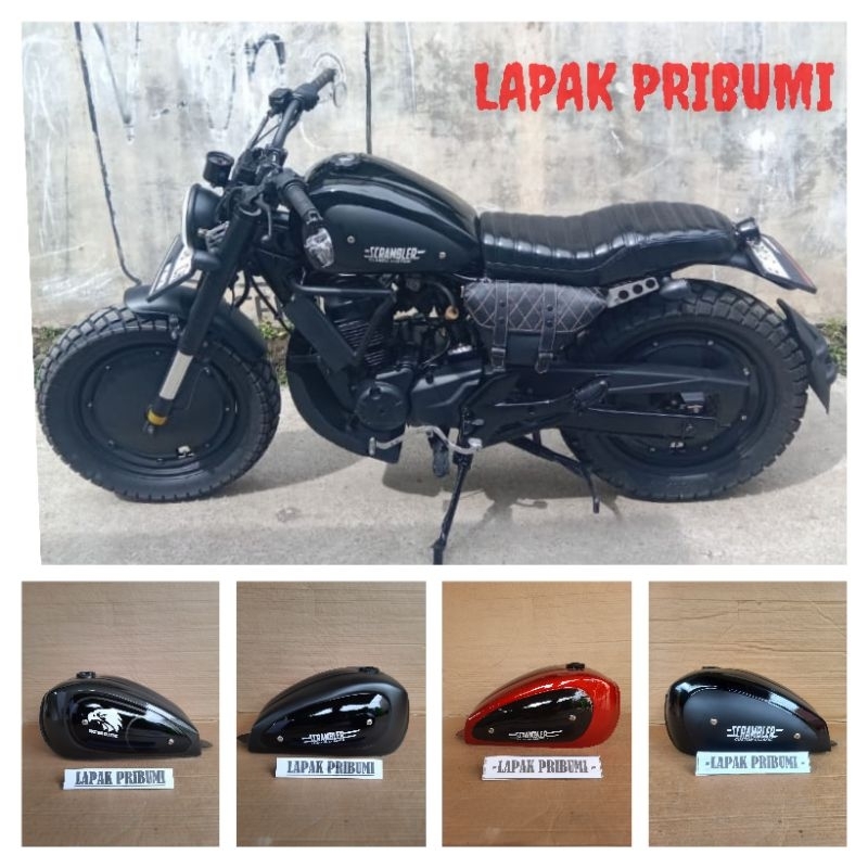 Jual Tangki Cover Scrambler Ducati Triumph Japstyle Bobber Bratstyle ...