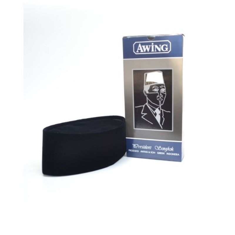 Jual Songkok Awing AC Original Termurah Peci Hitam Premium | Shopee ...
