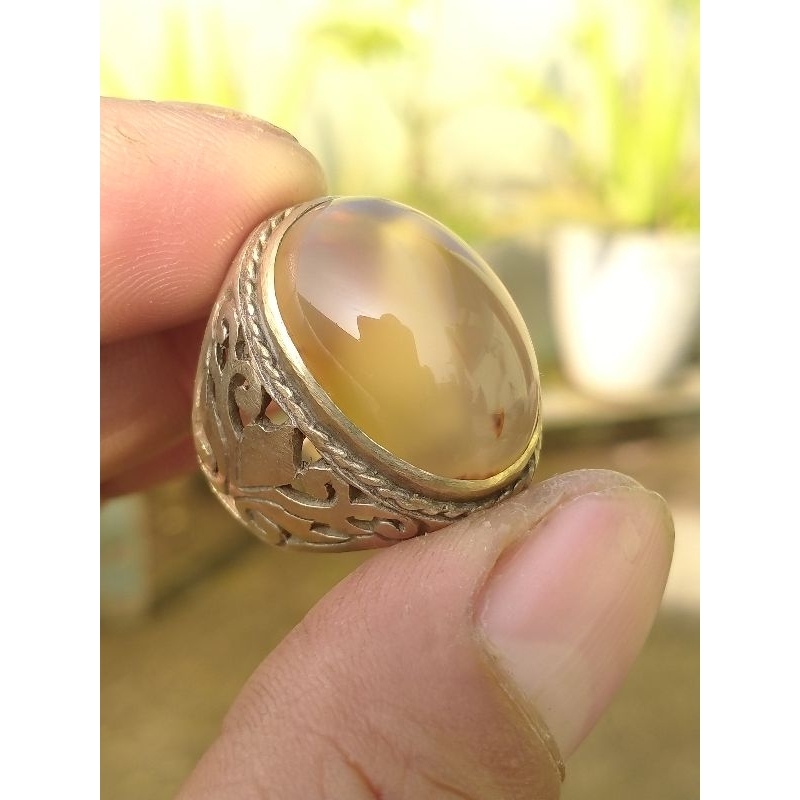 Jual batu akik anggur saga api clasik jadul pisan | Shopee Indonesia