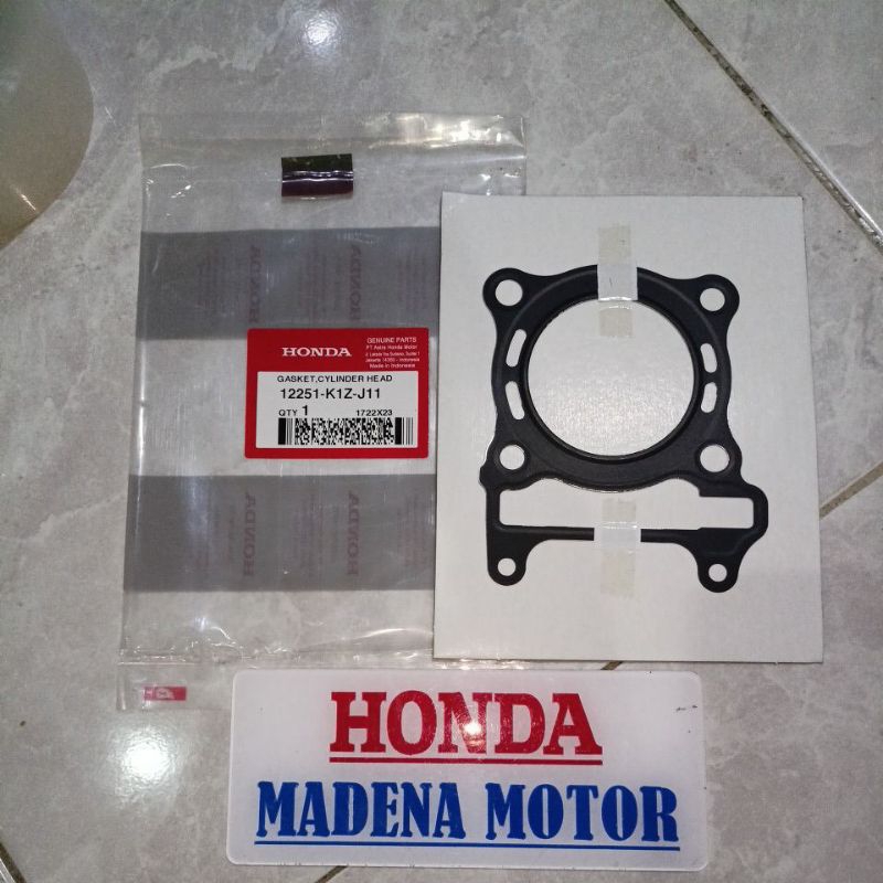Jual Gasket Paking Cylinder Head Honda PCX 160 K1Z ADV 160 dan VARIO 160 K2S ORIGINAL ...
