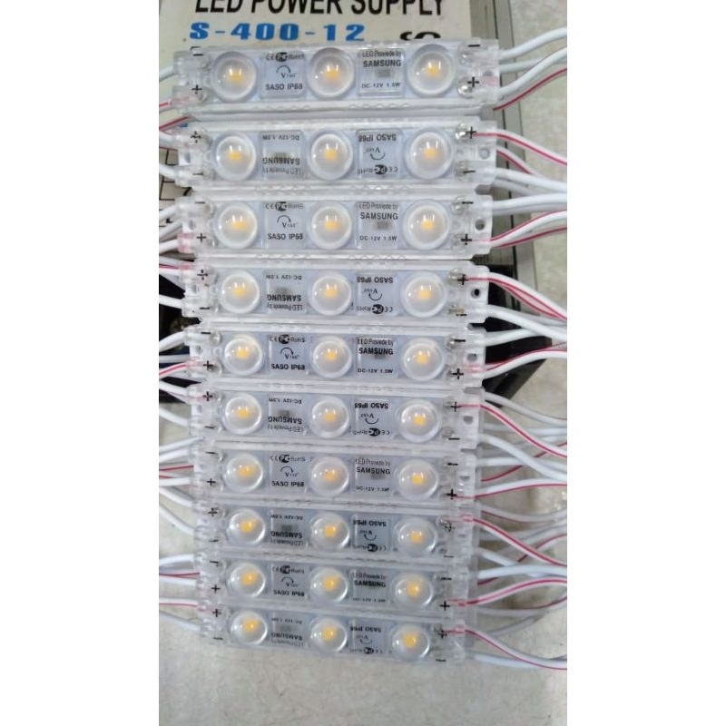 Jual LED module Samsung Saso JAS 2835 Power 1,5W DC 12V warna Warm ...
