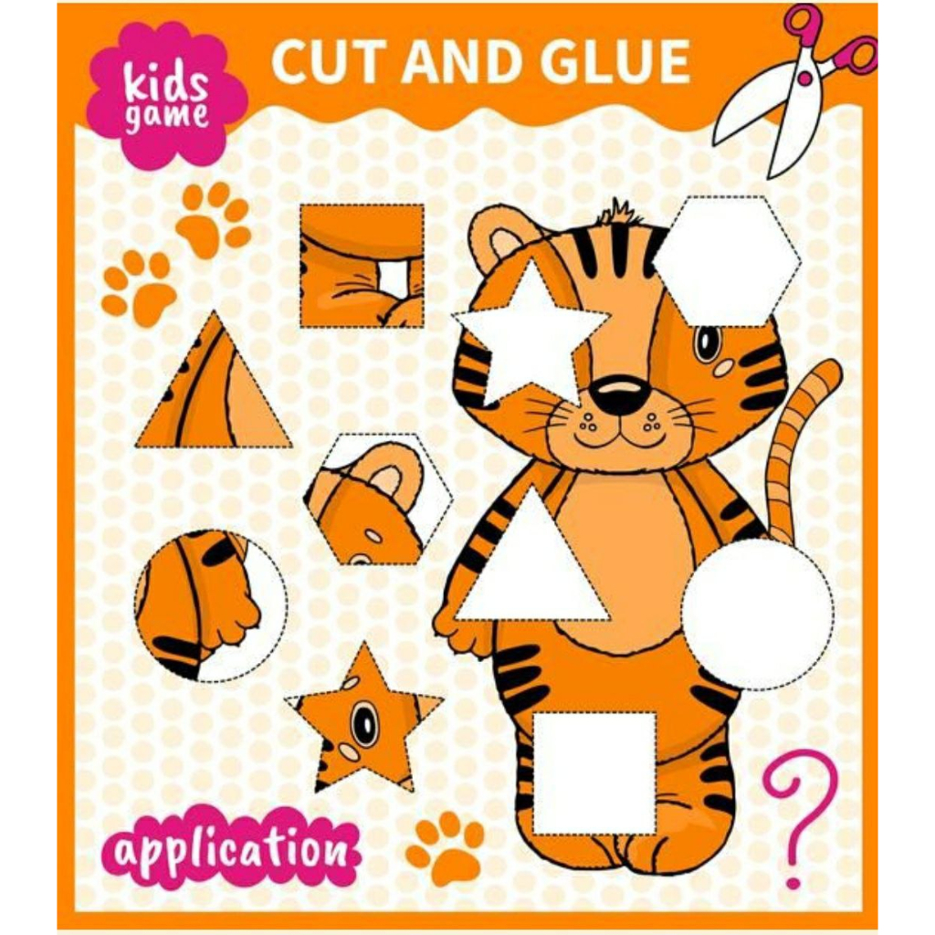 Jual 10 Lembar Worksheet Lembar Gunting Tempel | Shopee Indonesia