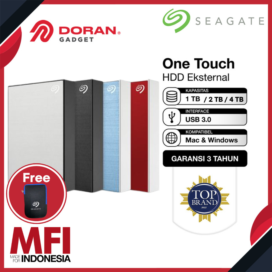 Jual Seagate Hardisk Eksternal One Touch 2,5 4TB / hdd 4 Tera Byte ...