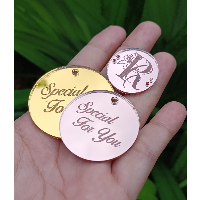 Jual LABEL AKRILIK CUSTOM GRAFIR | CUSTOM BENTUK | CUSTOM UKURAN | TAG ...