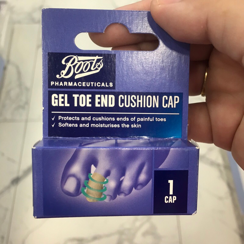 Jual Boots Pharmaceuticals Gel toe End Cushion Cap Pelindung Jari Kaki ...