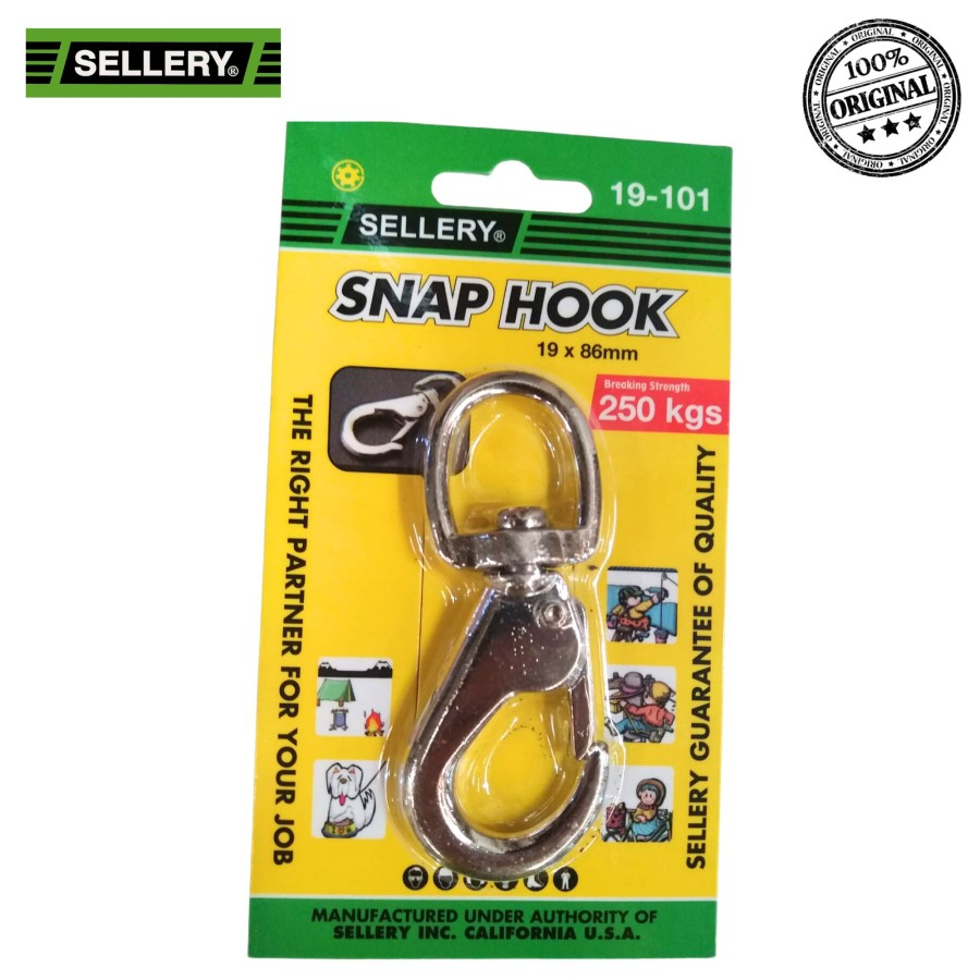 Jual Snap Hook 250kg Pengait Gantungan Barang Sellery 19-101 | Shopee ...