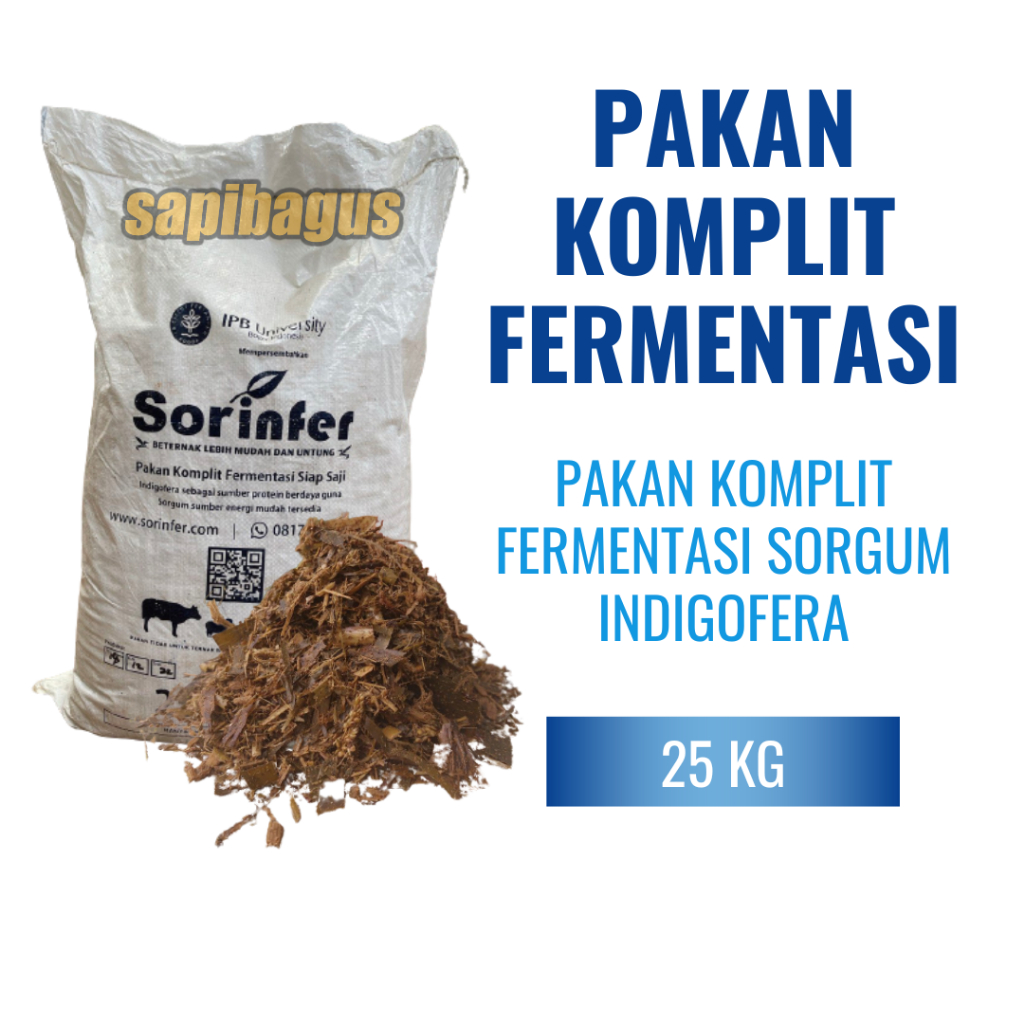 Jual Pakan Komplit Fermentasi Sorgum Indigofera - Sapibagus | Shopee ...