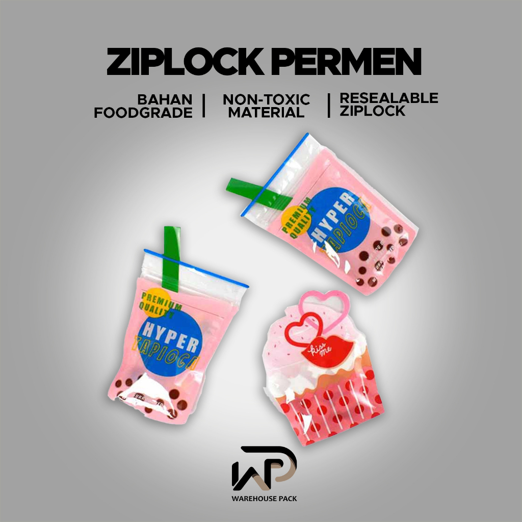 Jual Ziplock Permen | Zipper Mini Biskuit | Cookies Bag Candy | Kantong ...