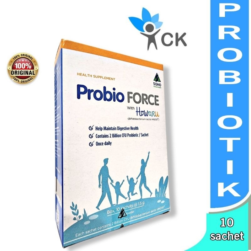 Jual PROBIO FORCE BOX ISI 10 with HOWARU suplemen kesehatan pencernaan ...
