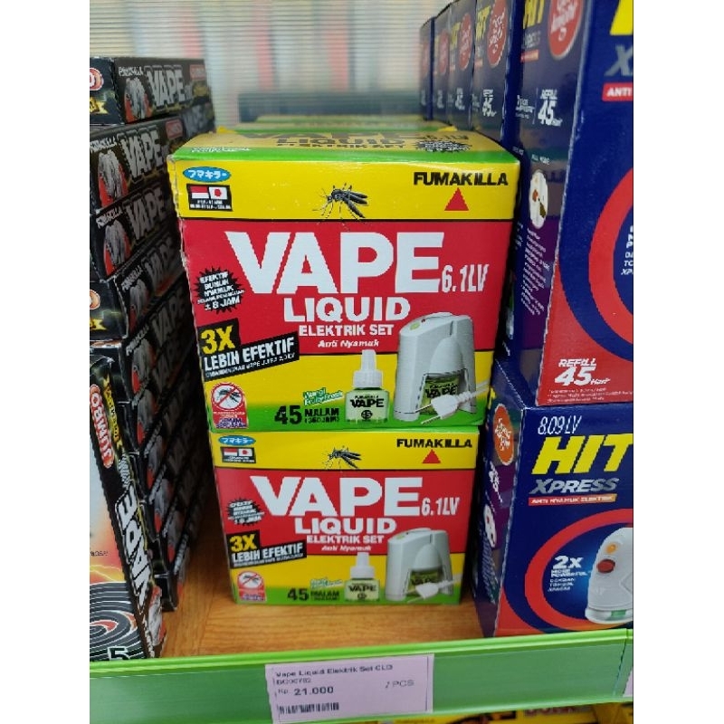 Jual Alat Hit Non Stop Set 8.09 LV Good Knight + Refill Fresh isi 2 ...