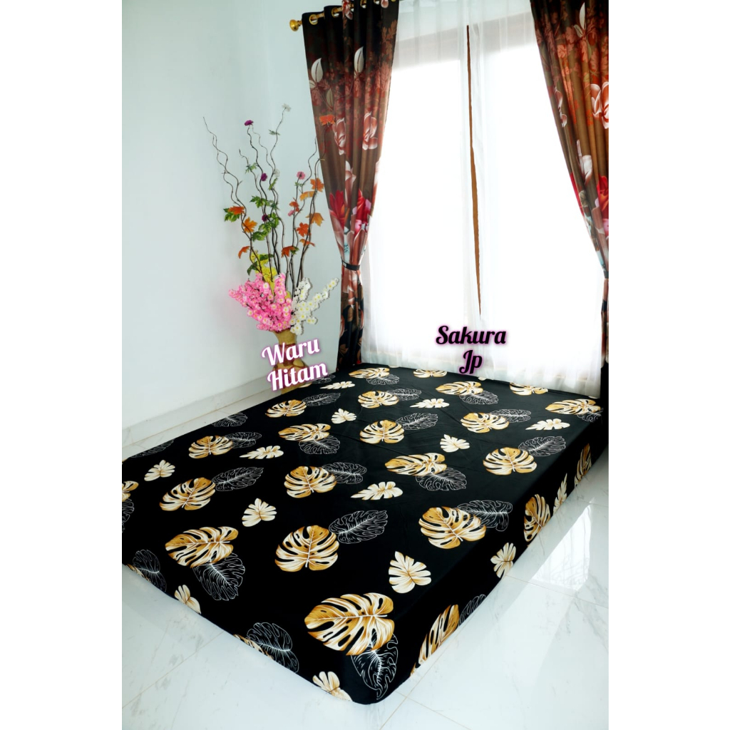 Jual SEPREI HOMEMADE MOTIF BUNGA AESTHETIC 180 160 120 MURAH TERMURAH ...