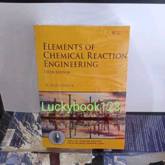 Jual Buku Elements of Chemical Reaction Engineering 5th Edition by ...