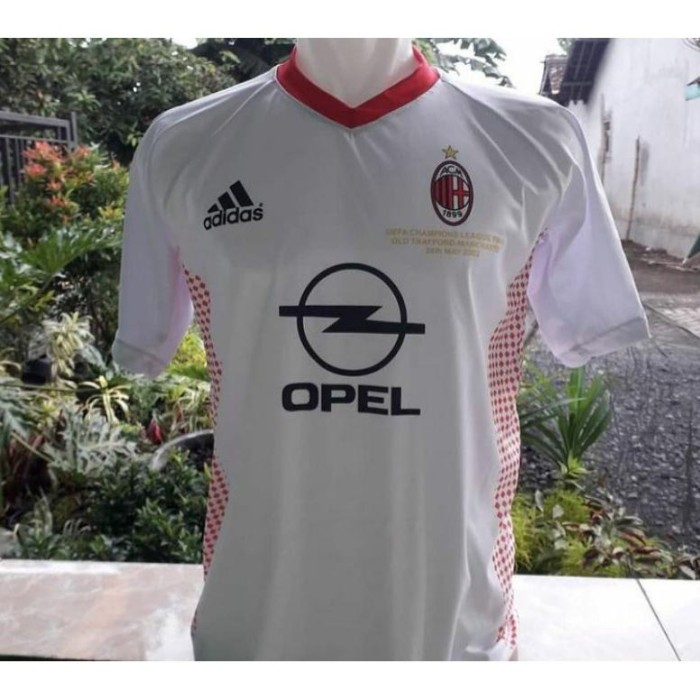 Jual JERSEY AC MILAN 2002 AWAY PRINTING | Shopee Indonesia