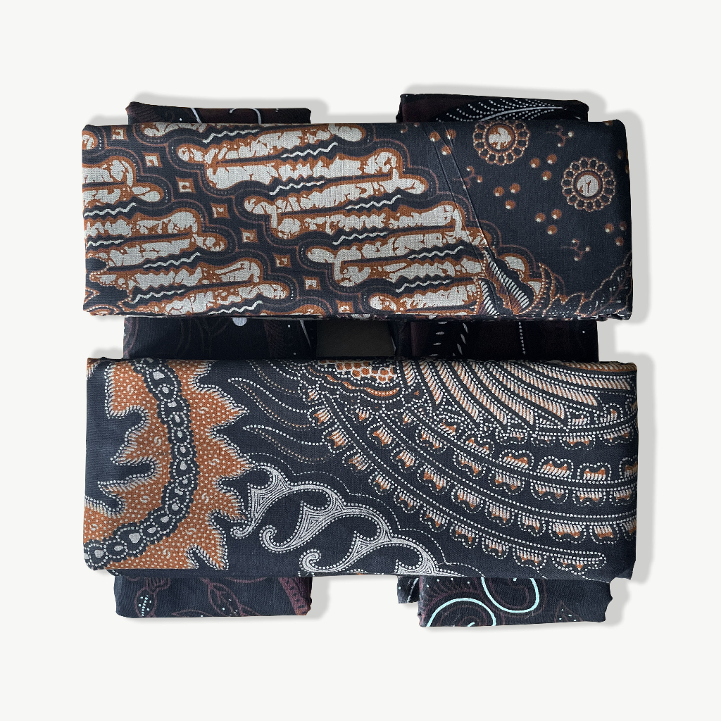 Jual BATIK SALMA Kain Batik Katun Motif Abstrak Warna Sogan Jarik Jarit ...