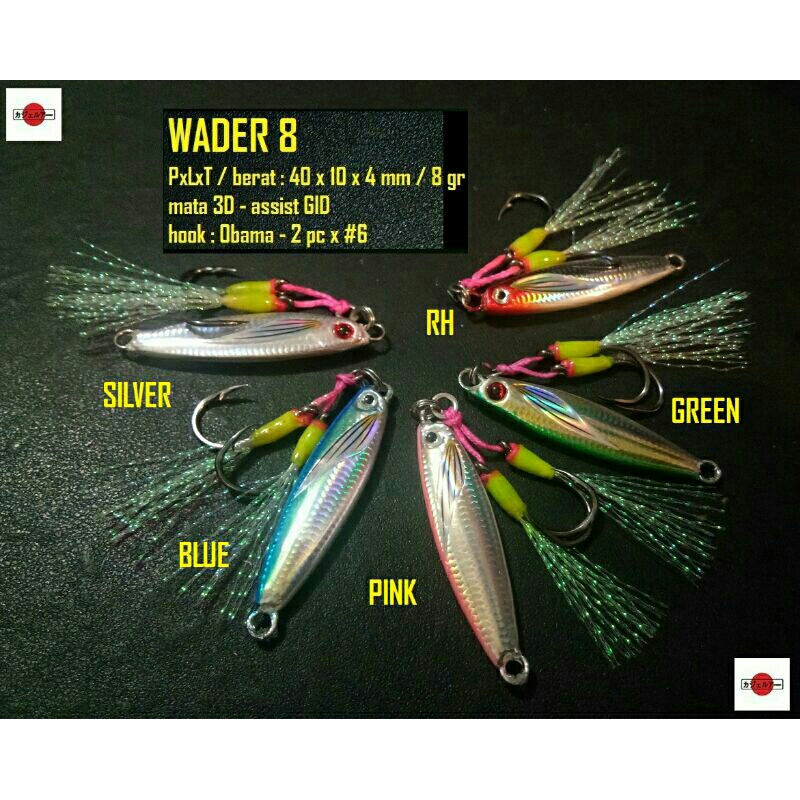 Jual WADER 8 (metal jig) | Shopee Indonesia