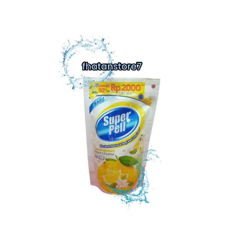 Jual Super Pell Lemon Kemasan 2.000 Pembersih Lantai | Shopee Indonesia