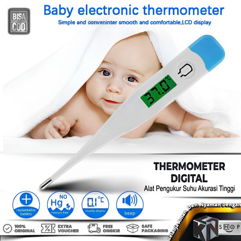 Jual ALAT PENGUKUR SUHU/TERMOMETER/THERMOMETER DIGITAL BADAN TUBUH BAYI ...